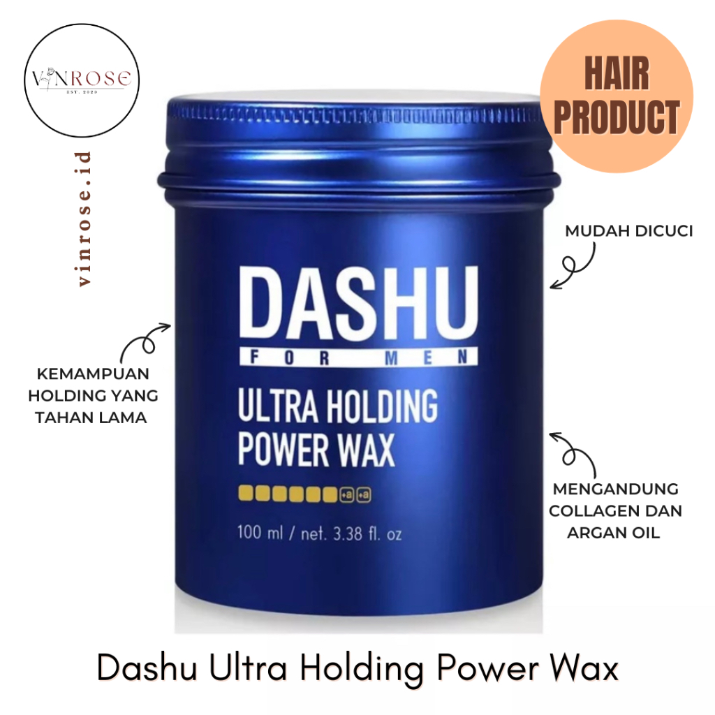 Jual Dashu Ultra Holding Power Wax Korea/ Hair Wax Rambut | Shopee ...