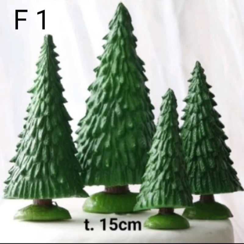 Jual Topper Kue Pohon Cemara Hiasan Kue Pohon Cemara,Topper Cake pohon ...