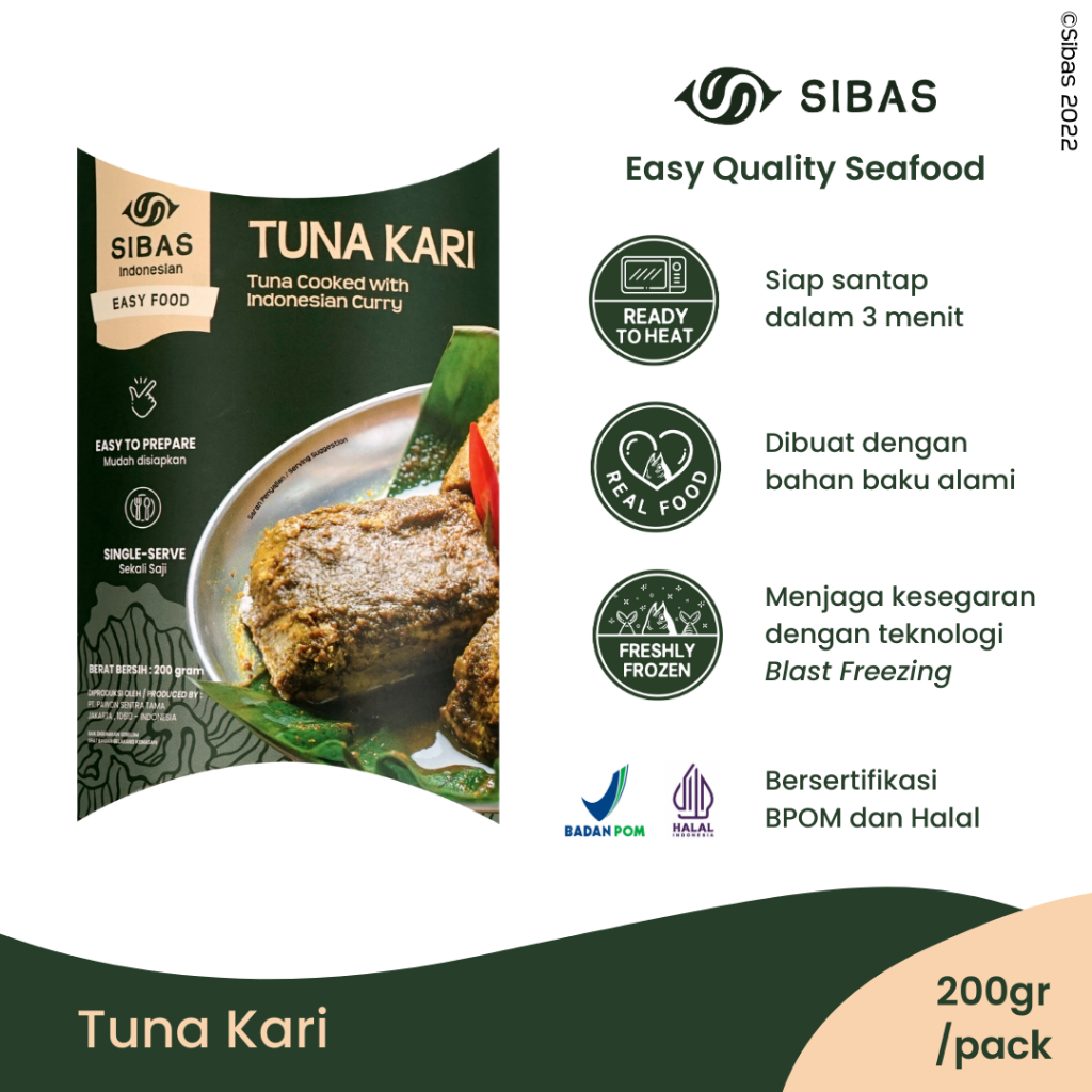 Jual Sibas RTH - Ikan Tuna Kari Siap Saji / Kari Ikan Tuna / Makanan ...
