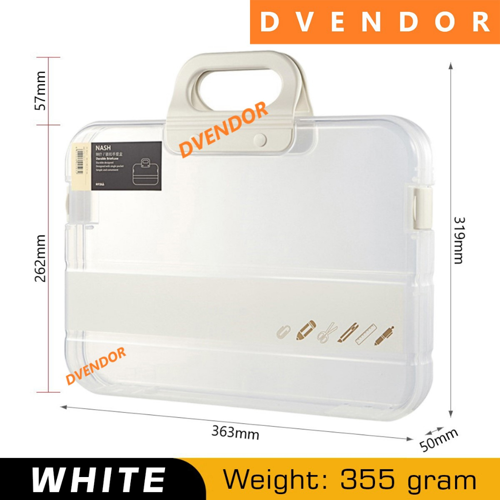 Jual TAS KOPER PLASTIK TRANSPARAN TEMPAT PENYIMPANAN BERKAS ARSIP ...