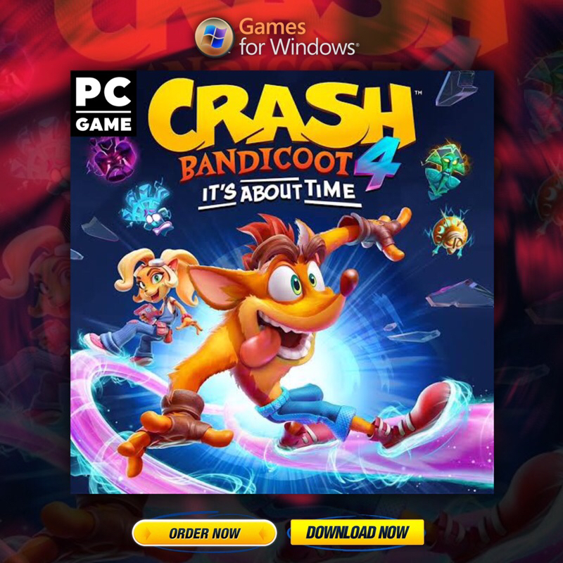 Jual Crash Bandicoot 4 It's About Time - Game PC/Laptop (Download to Play Bro!) | Shopee Indonesia
