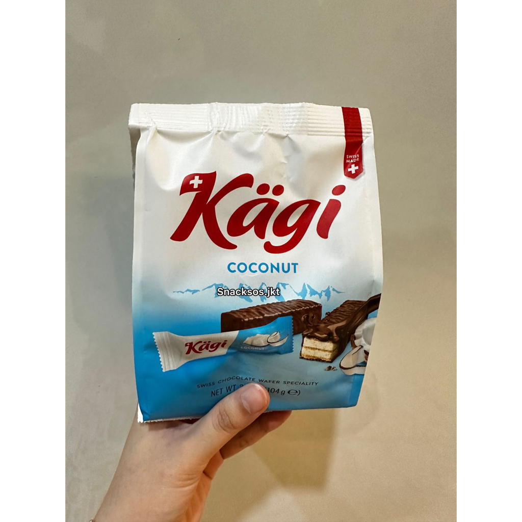 Jual KAGI MINI BAG SWISS CHOCOLATE WAFER DARK ORANGE / HAZELNUT / DARK ...