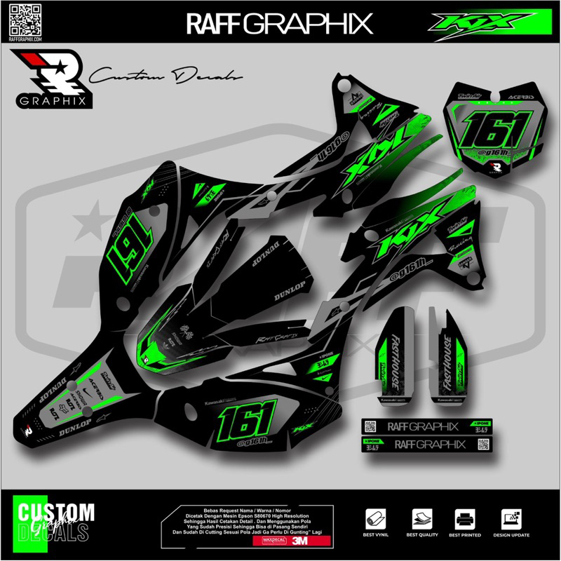 Jual DECAL KLX GORDONS /KLX GORDONS SUPERMOTO | Shopee Indonesia