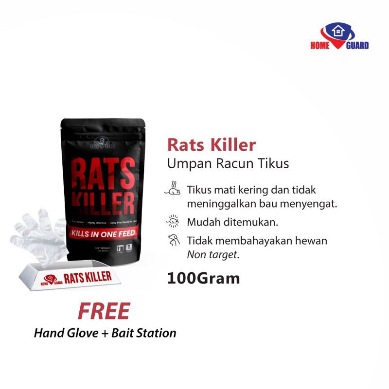 Jual RATS KILLER 100gr Racun Tikus Mati Kering Tidak Berbau | Shopee ...