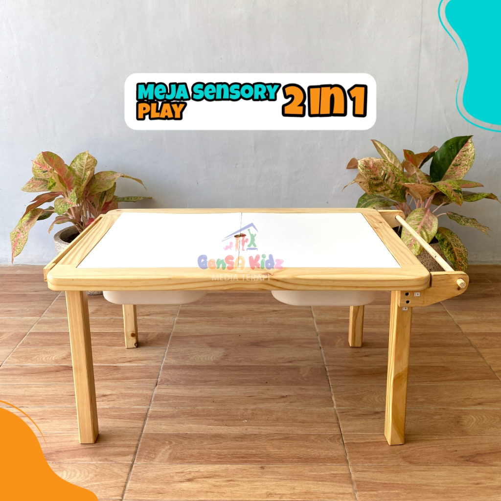 Jual Meja Sensory 2 in 1/ Meja Multifungsi | Shopee Indonesia