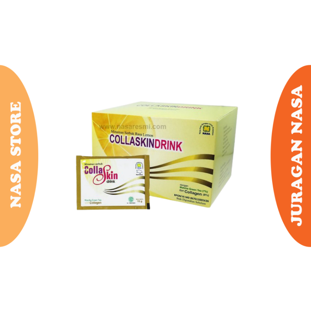 Jual Collaskin Drink – Matcha Green Tea with Collagen Original Nasa ...