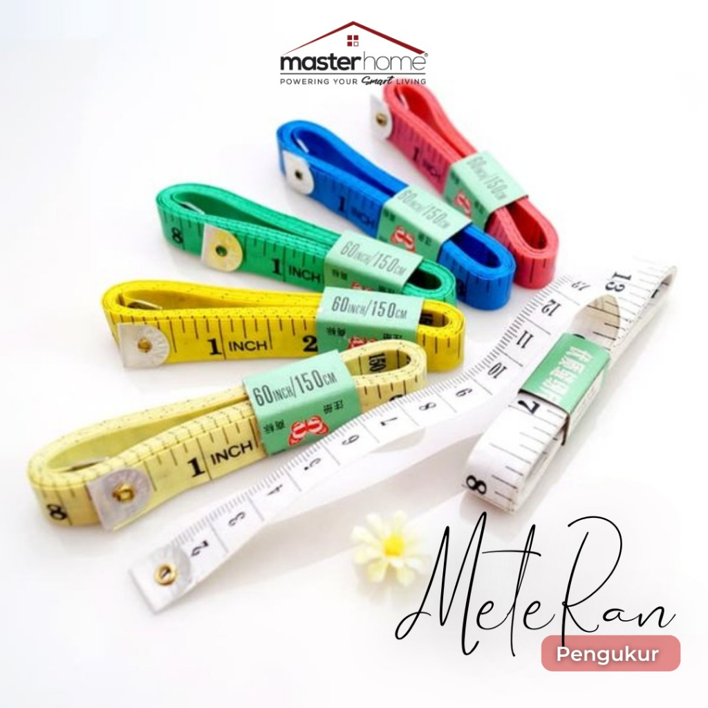 Jual Masterhome Meteran Jahit | Meteran Kain Alat Ukur Multifungsi ...
