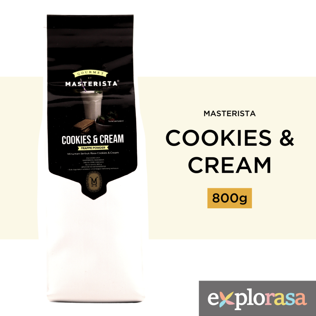 Jual Masterista Bubuk Minuman - Cookies & Cream 800gr | Shopee Indonesia
