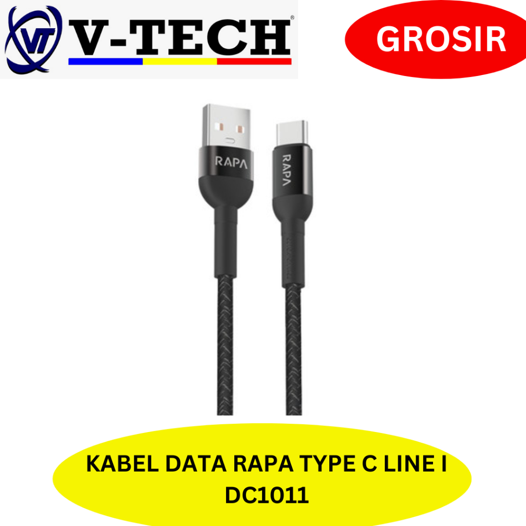 Jual KABEL DATA RAPA TYPE C LINE I DC1011 | Shopee Indonesia