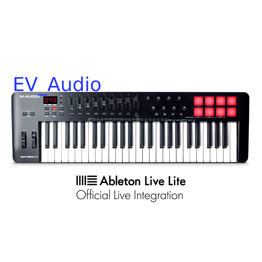 Jual M-Audio OXYGEN 49 MKV MIDI CONTROLLER 49 KEY ORIGINAL | Shopee ...