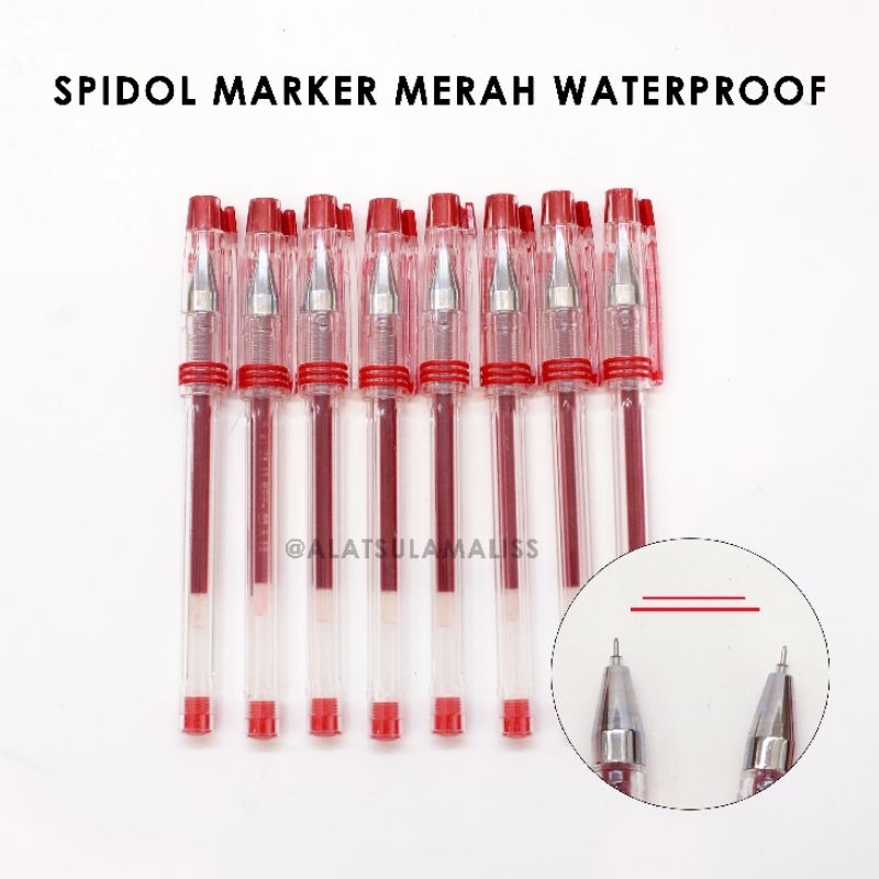 Jual Pen Marker Sulam Eyelid (Warna Merah) | Shopee Indonesia