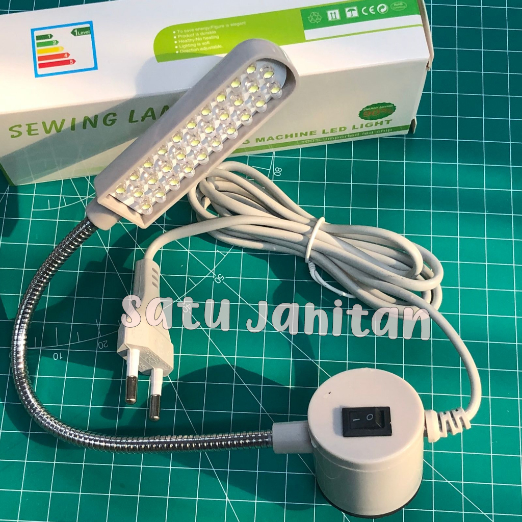 Jual Sewing Light Lampu Mesin Jahit LED 30 Titik Pakai Colokan High ...