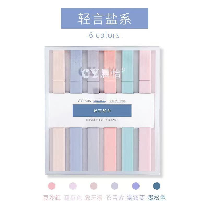 Jual Stabillo Highliter set isi 6 Aesthetic Highlighter Warna Soft ...