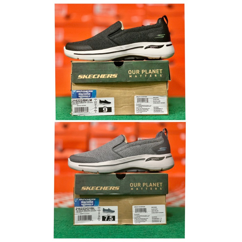Jual SEPATU PRIA SLIP ON SKECHERS GO WALK ARCH FIT ORIGINAL STORE BNIB ...