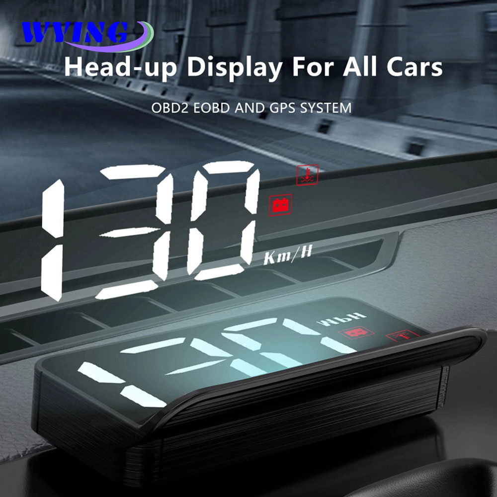 Jual Display HUD Mobil OBD2 Speedometer Head-Up Digital Projector - M3 ...