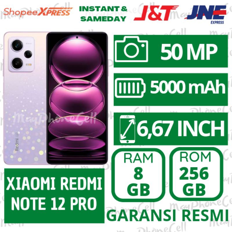 Jual Redmi Note 12 Pro 5G + Note 12 8/256 8/128 GB Baru Garansi Resmi ...