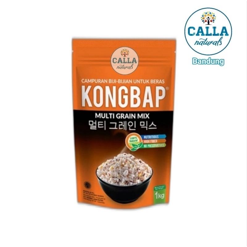 Jual ORIGINAL 1 KG - KONGBAP MULTIGRAIN MIX BERAS | NATURAL SUPER FOOD ...