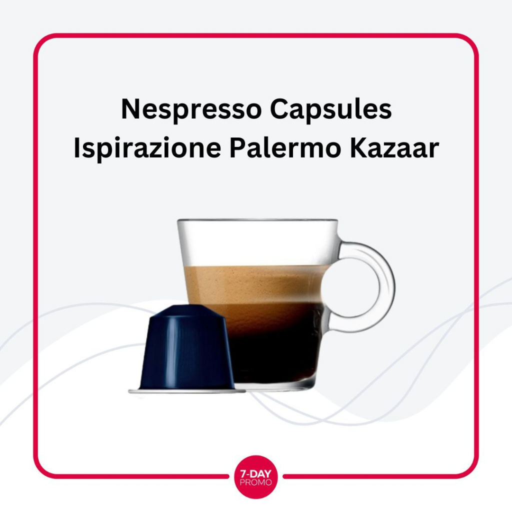 Jual Nespresso Capsules Ispirazione Palermo Kazaar Kopi Kapsul Eceran | Shopee Indonesia