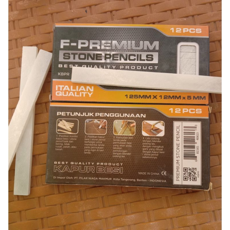 Jual KAPUR BESI / STONE PENCIL / KAPUR BESI ISI 12 PCS / KAPUR BESI ...