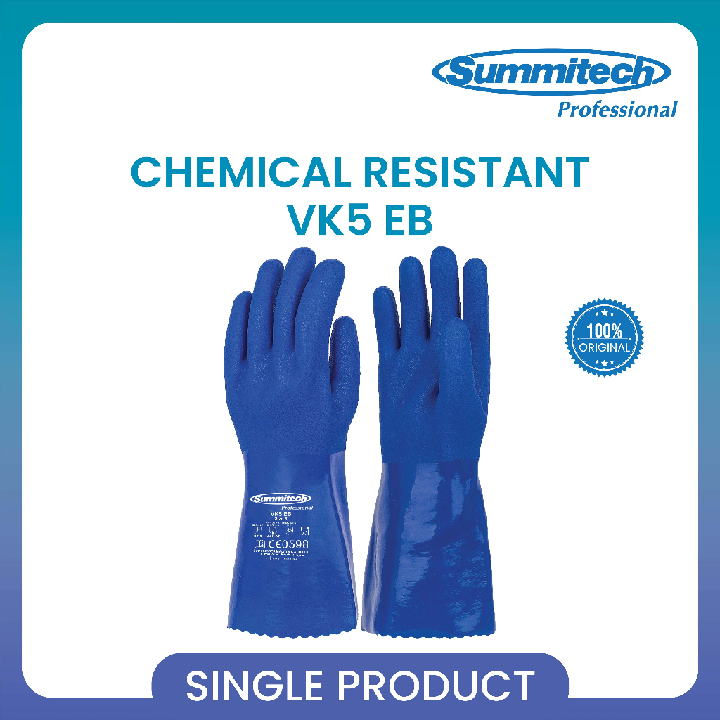 Jual Sarung Tangan Kimia Summitech - VK5-EB | Shopee Indonesia