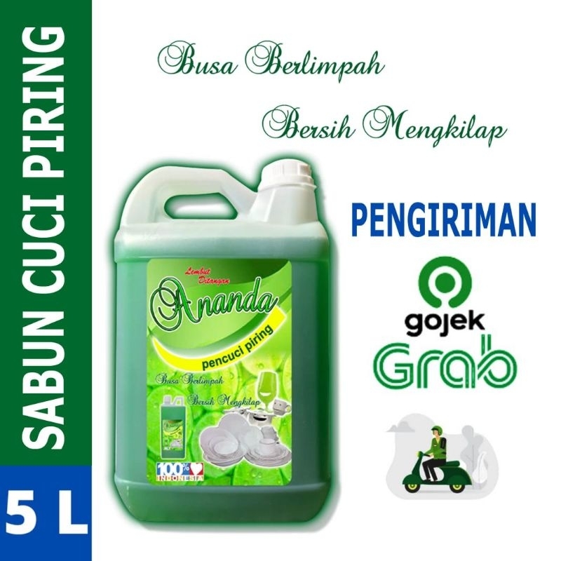 Jual sabun cuci piring ananda 5L | Shopee Indonesia