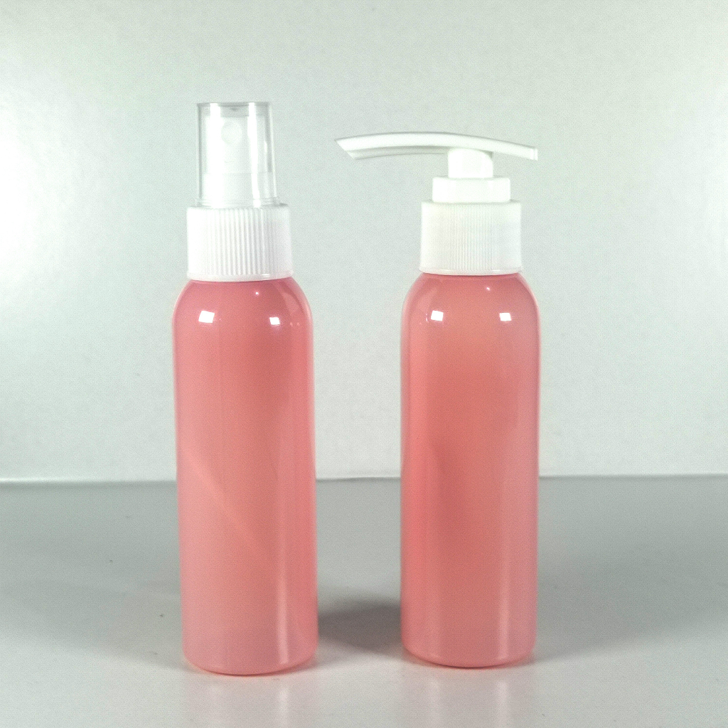 Jual Botol Spray dan Pump 100ml warna pink | Shopee Indonesia
