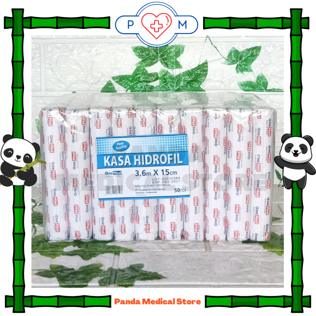 Jual Kasa Verban / Kasa Hidrofil OneMed 3,6cm x 15cm ( 1 BUNGKUS ISI 5 ...
