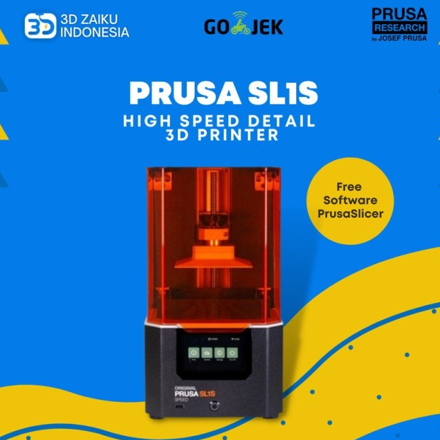 Jual Original Prusa SL1 MSLA DLP 3D Printer High Speed Detail 3D ...