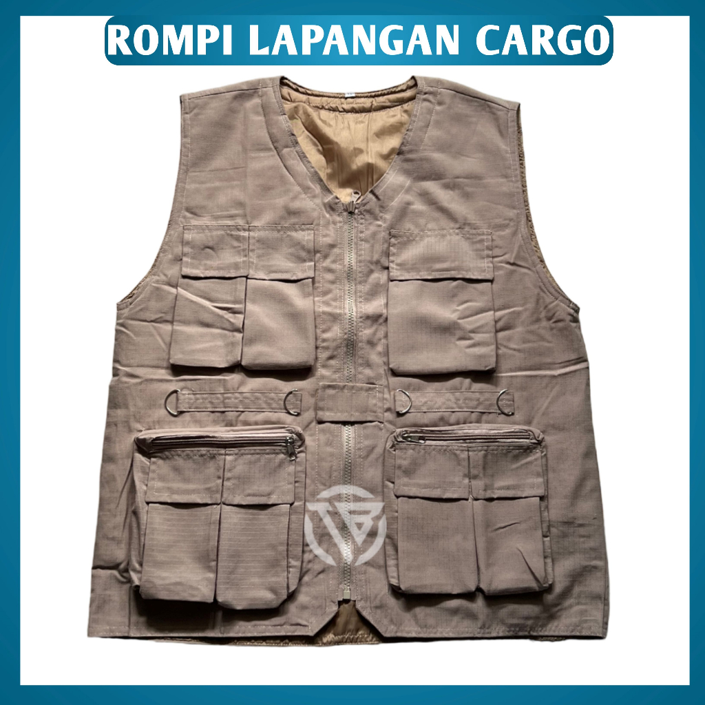 Jual Rompi Lapangan Cargo - Rompi Tactical Multifungsi - Rompi Premium ...