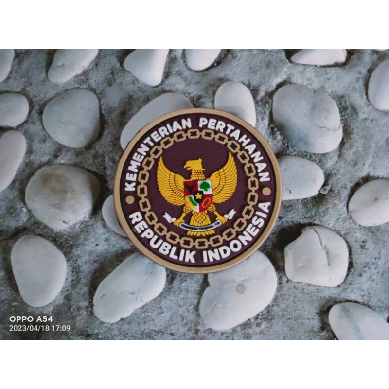 Jual KEMHAN/KEMHAN RI/Patch Rubber Kemhan/Emblem Karet Kemhan | Shopee ...