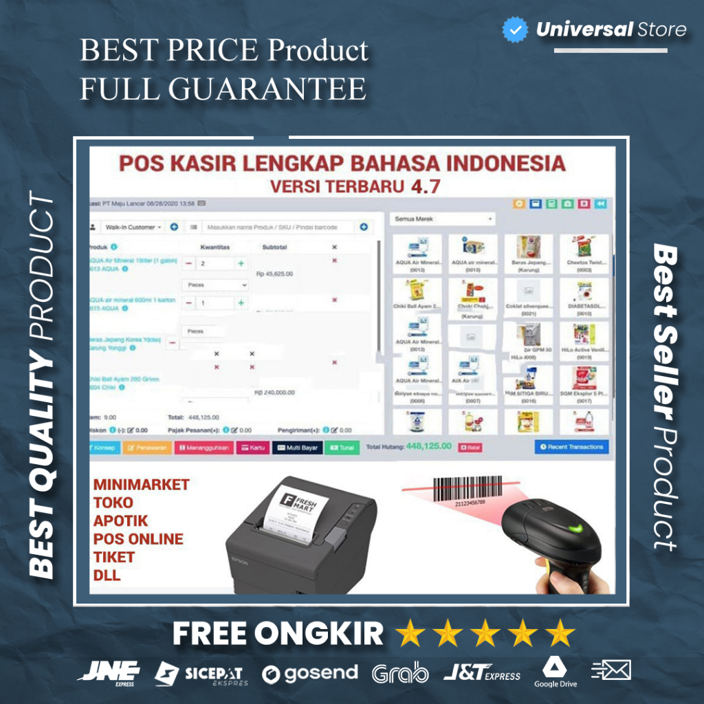 Jual Source Code Web Toko POS IPOS Lengkap Full PHP Siap Pakai Retail Grosir Minimarket Swalayan ...