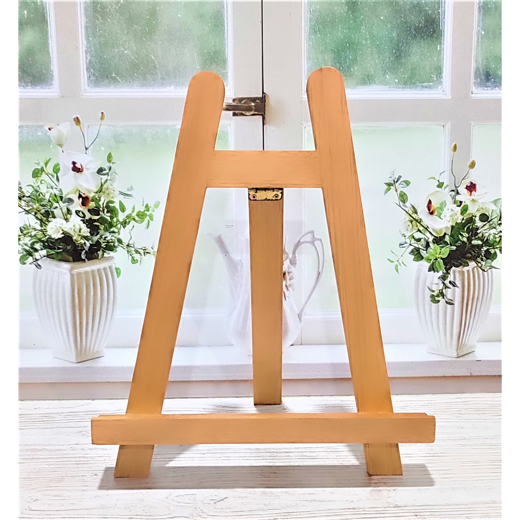 Jual Stand Easel Mini Lukis Standing Frame Photo Kayu Mini Easel Meja ...