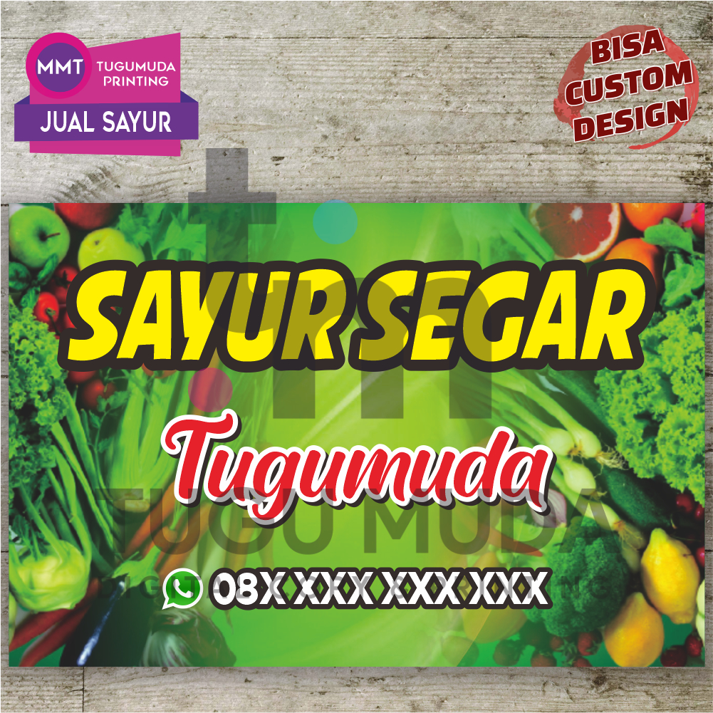 Jual Cetak Spanduk|Banner|MMT - TOKO SAYURAN DAN BUAH-SAYUR HIJAU | Shopee Indonesia