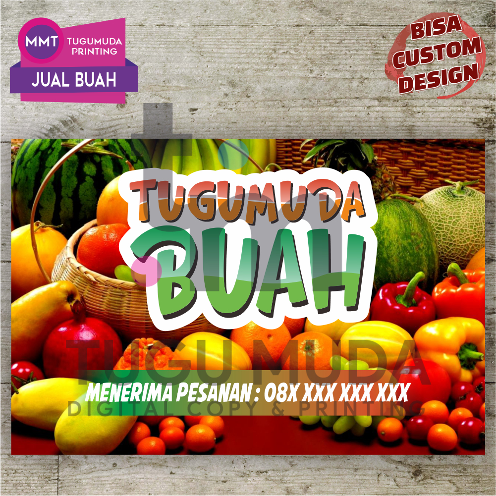 Jual Cetak Spanduk|Banner|MMT - JUAL BUAH-BUAH SEGAR-RUJAK | Shopee ...