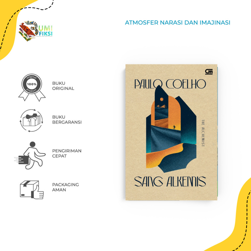 Jual Buku Novel Sang Alkemis (The Alchemist) Cover Baru - Paulo Coelho ...