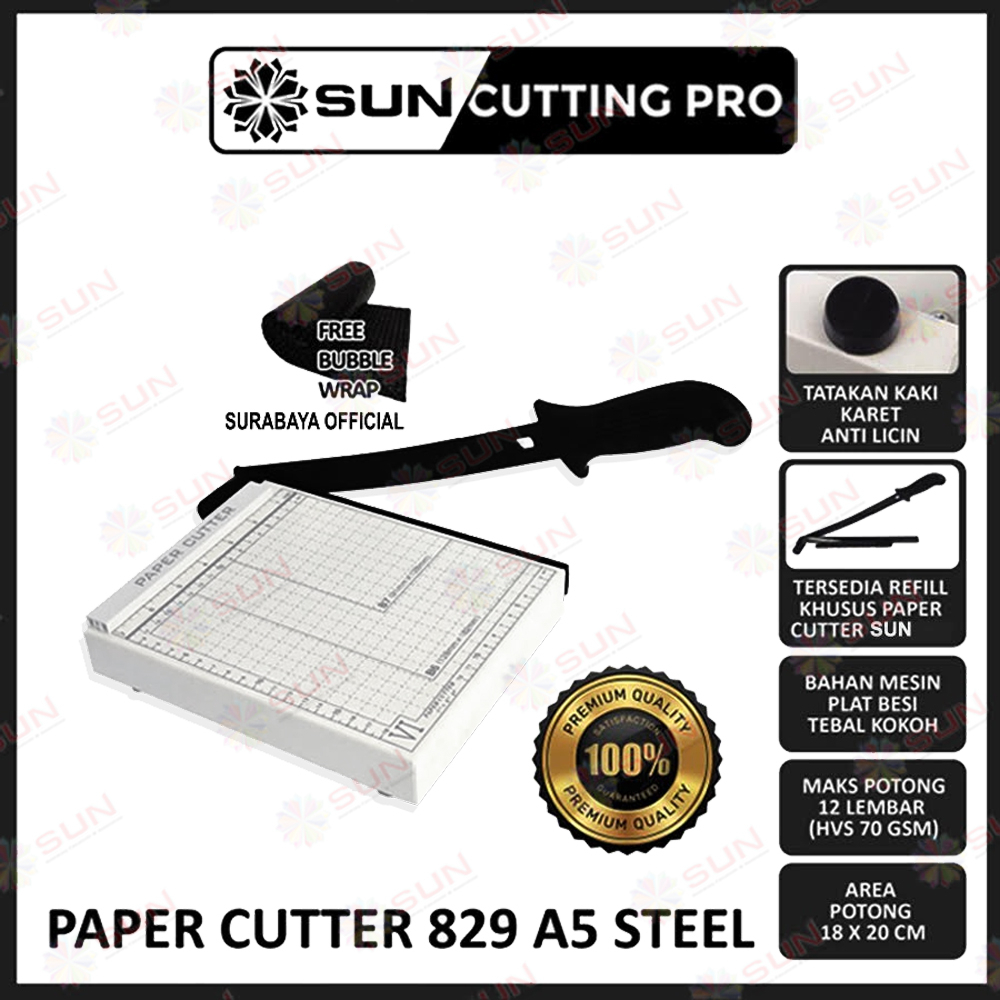 Jual Paper Cutter Mini A5 ( Alat Potong / Mesin Pemotong Kertas HVS ...