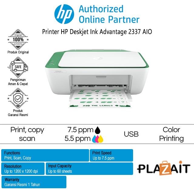Jual Printer HP Deskjet Ink Advantage 2337 All-in-One | Shopee Indonesia