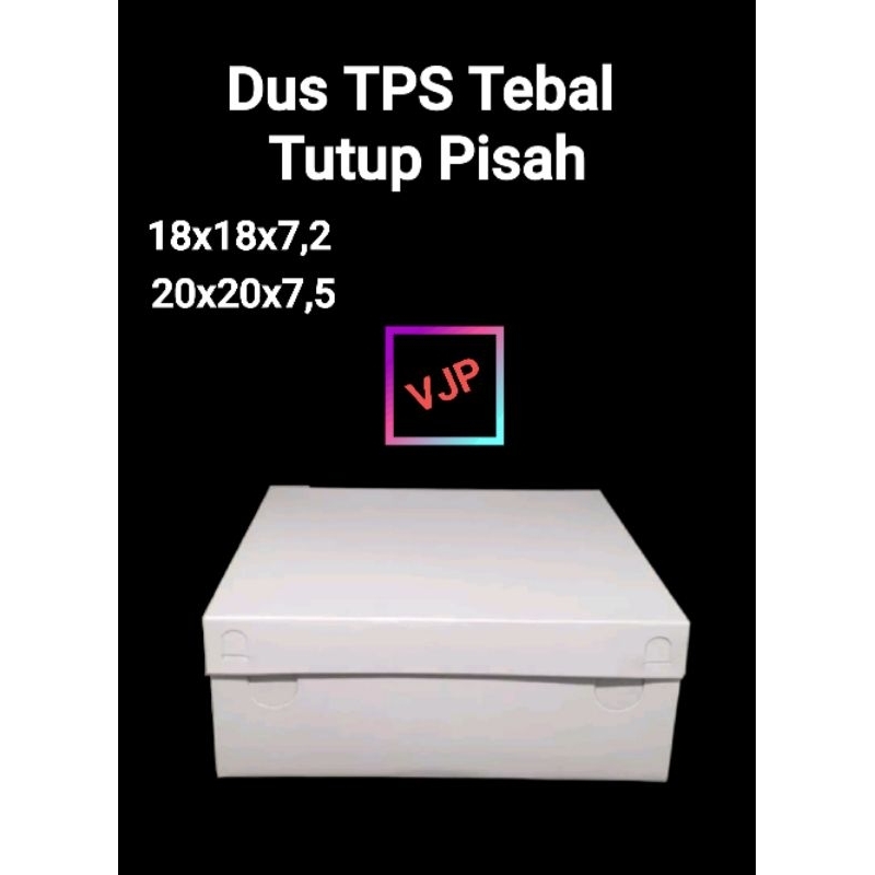 Jual Dus Kotak Nasi Box Ashley Polos Tebal 18x18 20x20 Isi 50pcs ...