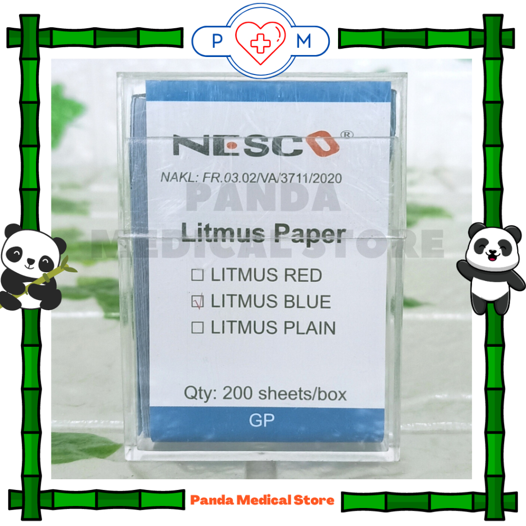 Jual Kertas Lakmus Biru / Litmus Paper Blue Nesco isi 200 Sheets ...