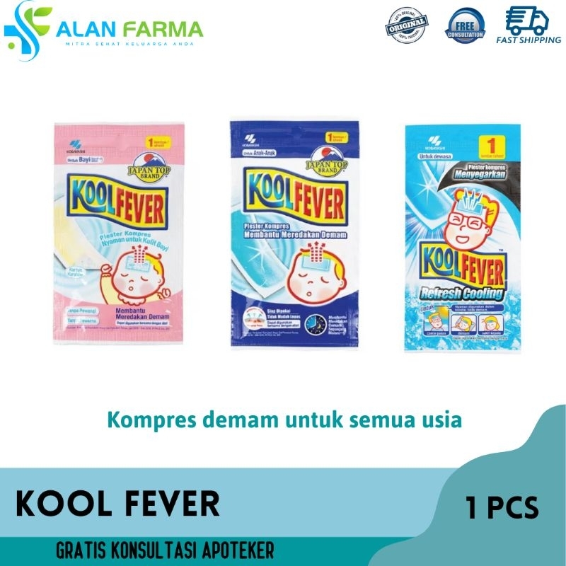 Jual Kool Fever | Kompres Demam | Kool Fever Dewasa | Koolfever ...