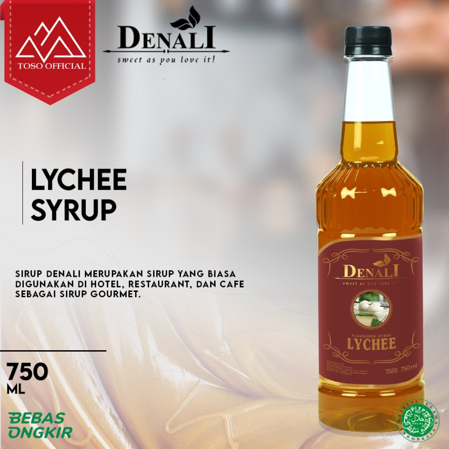 Jual Denali Sirup Flavour Lychee 750ml Syrup | Shopee Indonesia