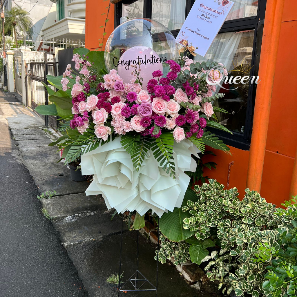 Jual Standing flowers bunga hidup congratulations congrats selamat dan ...