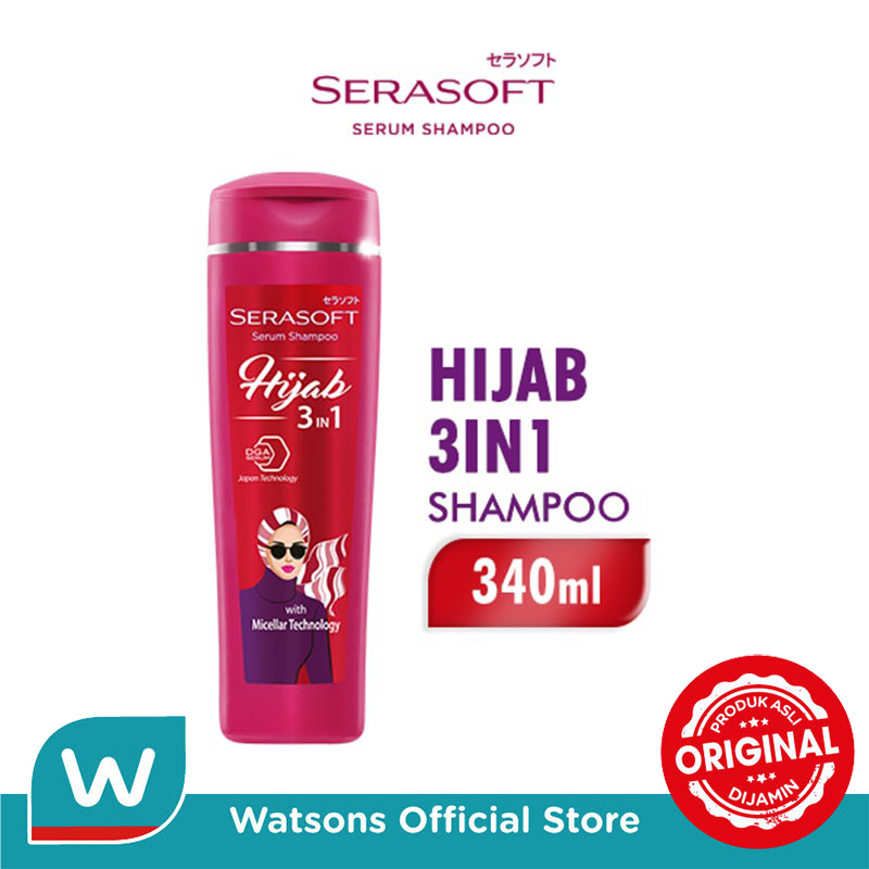 Jual SERASOFT Serasoft Shampoo Hijab 340ml | Shopee Indonesia