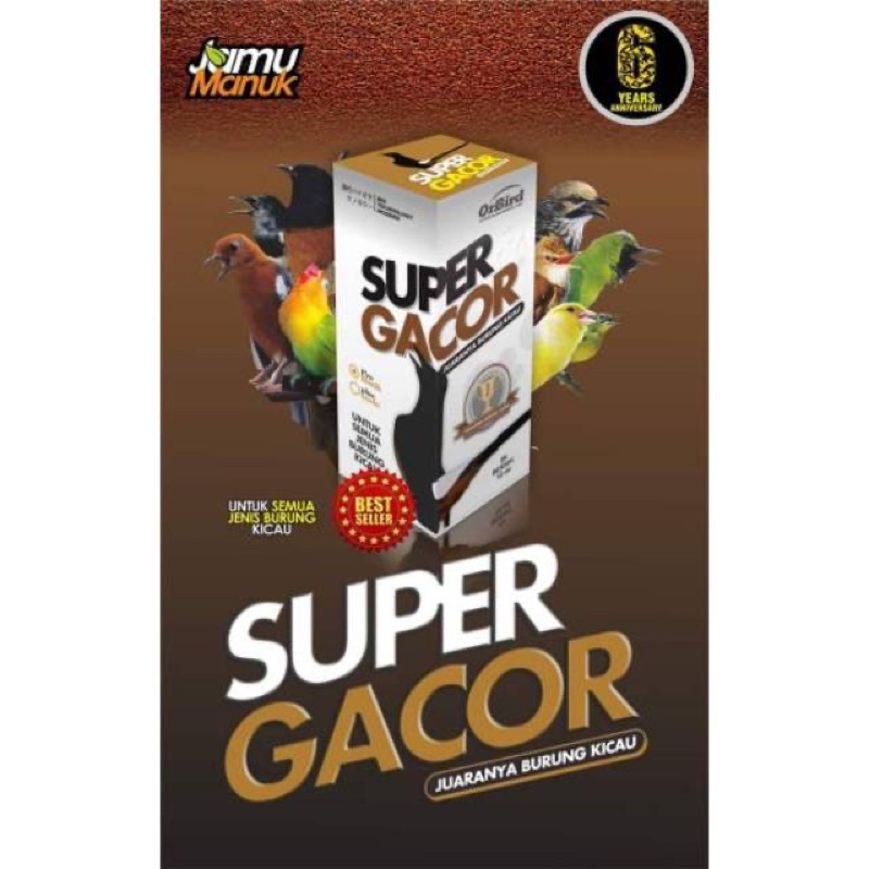Jual SUPER GACOR ORBIRD VITAMIN DOPING SUPLEMEN BURUNG KICAU ...