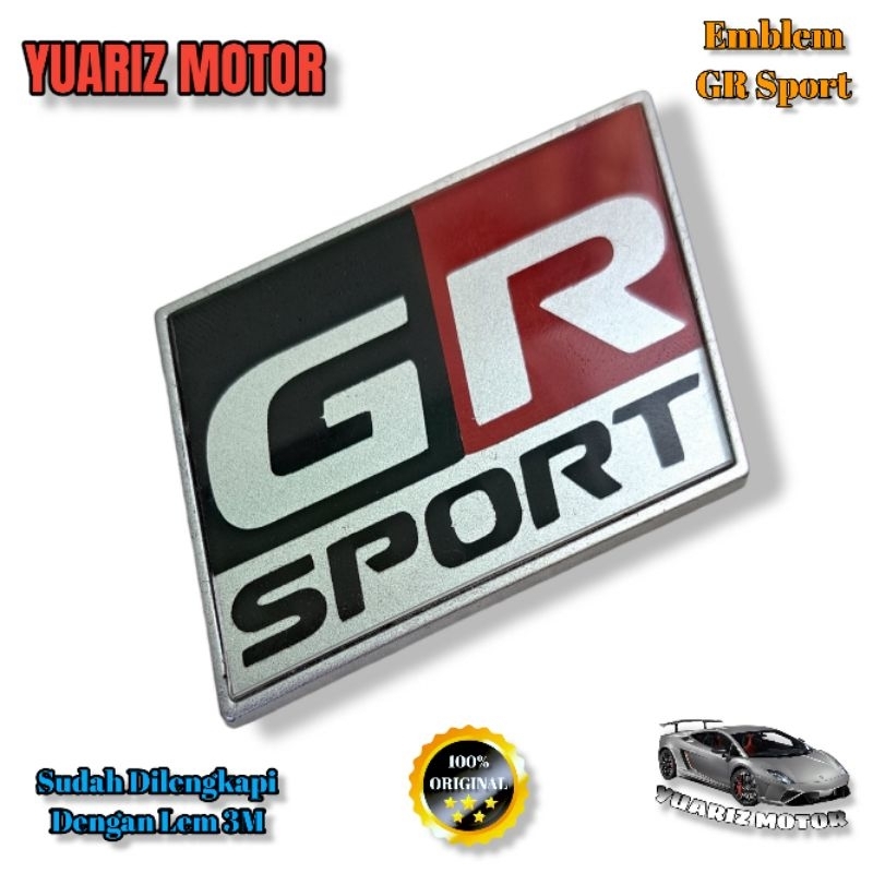 Jual EMBLEM GR SPORT TOYOTA / LOGO EMBLEM GR SPORT TOYOTA ORIGINAL | Shopee Indonesia