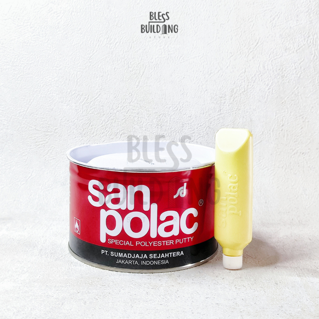 Jual Dempul SANPOLAC 1kg / Dempul Plastik / Dempul kayu besi mobil ...