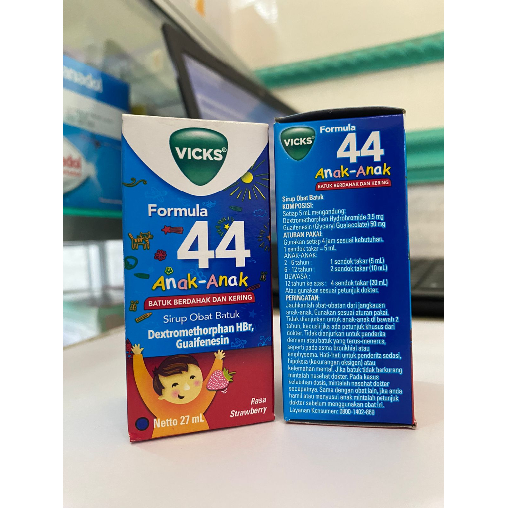 Jual Vicks Formula 44 Anak Sirup 27mL - Sirup Obat Batuk Anak | Shopee ...
