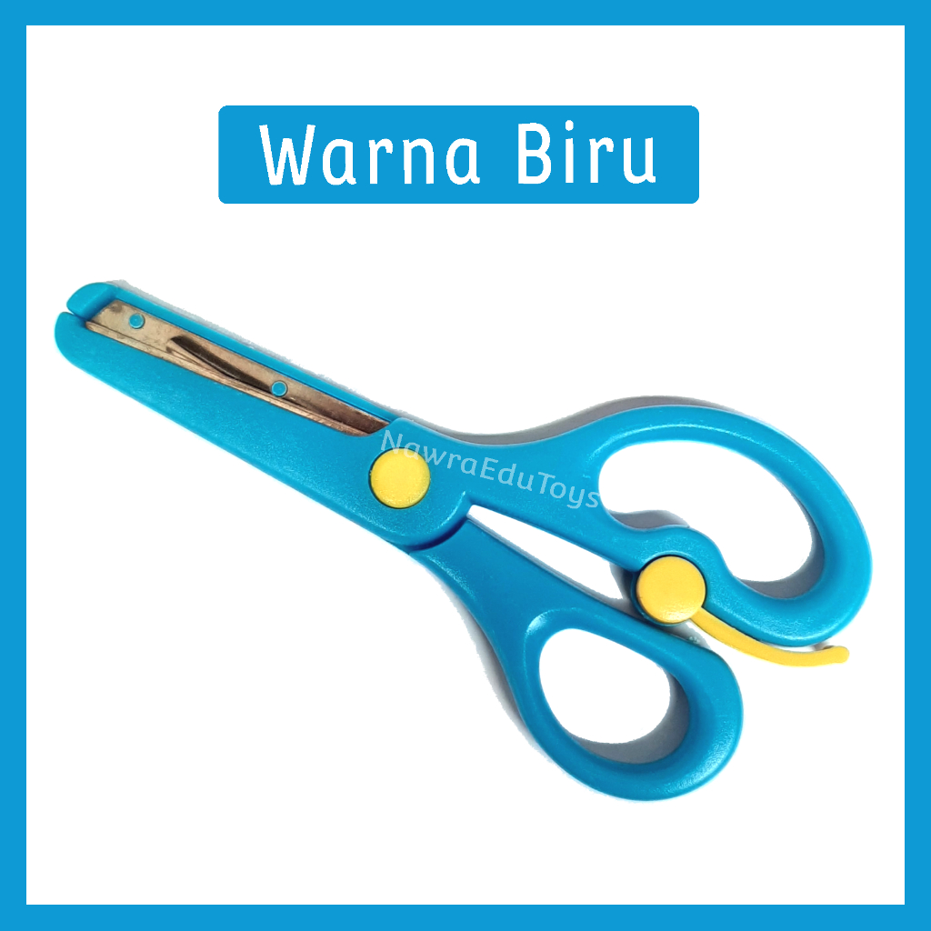 Jual GUNTING anak dengan pengaman/gunting mini/gunting kertas/Safety ...