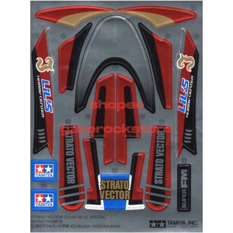 Jual Stiker Tamiya Strato Vector Cutting Vinyl | Shopee Indonesia