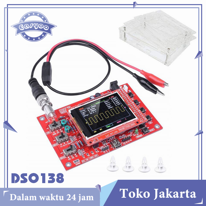 Jual Osiloskop Mini DSO-138 Digital Oscilloscope DSO138 Sudah di Rakit ...